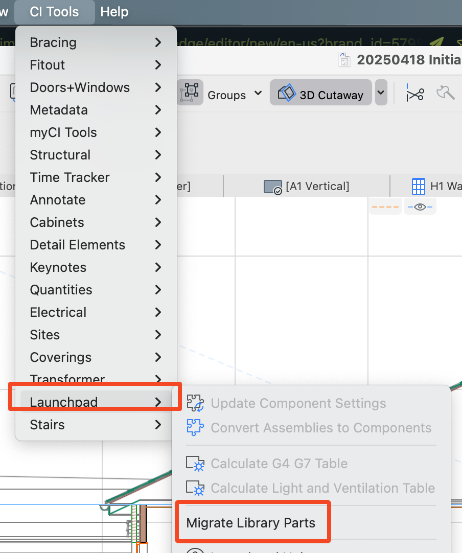 Ci Tools for Archicad 29 Technical Preview – MyCi Knowledge Base