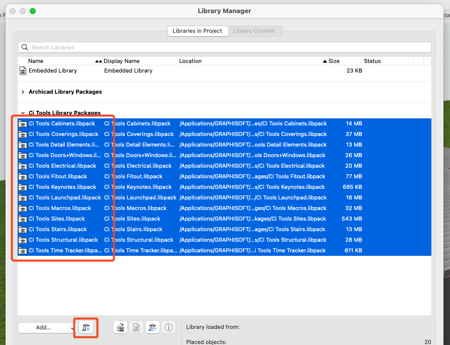 Loading Libraries in Archicad 29 – MyCi Knowledge Base