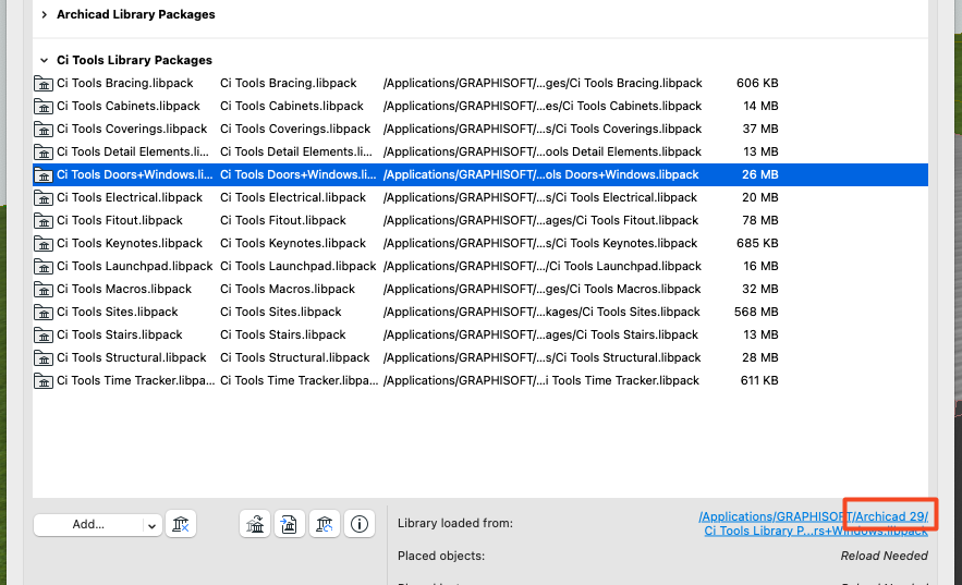 Loading Libraries in Archicad 29 – MyCi Knowledge Base