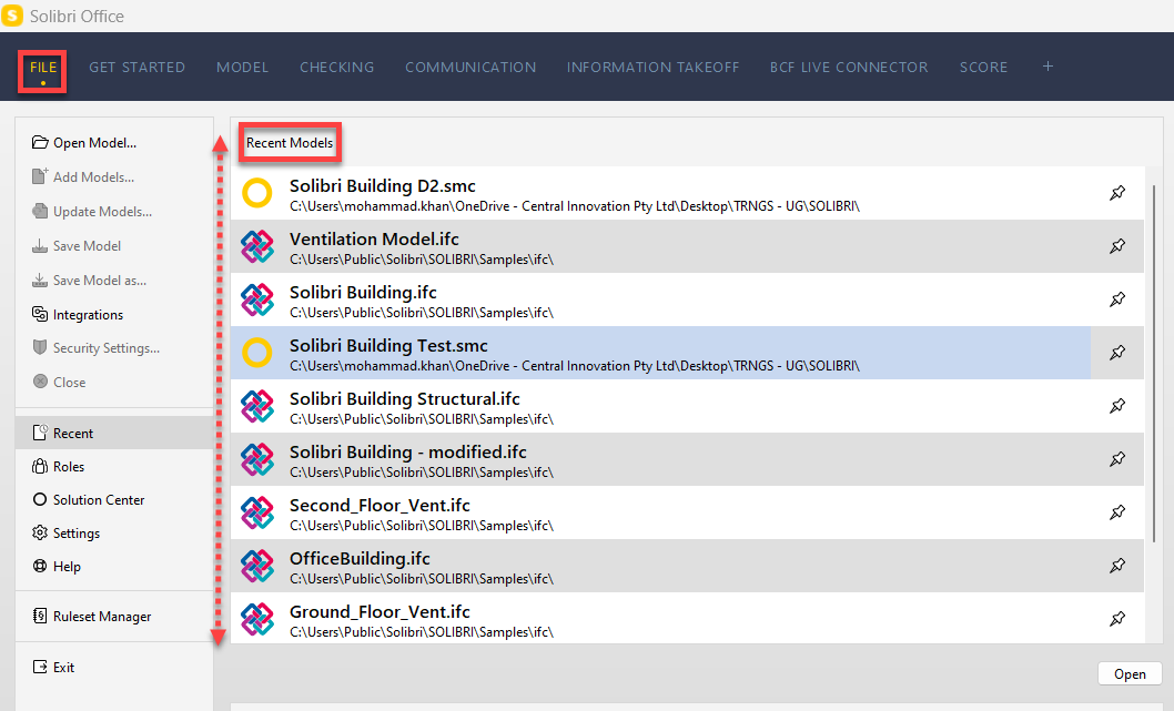 Explore SOLIBRI Interface – MyCi Knowledge Base