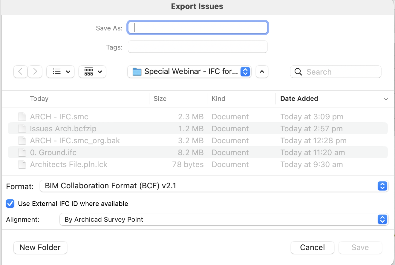 Create Issues in Archicad and Import them to Solibri – MyCi Knowledge Base